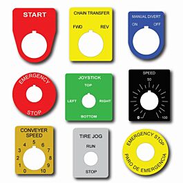 Engraved Industrial Tags, Engraved Legend Plates, Push Button Tags ...