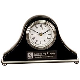 Black Mantle Desk Clock