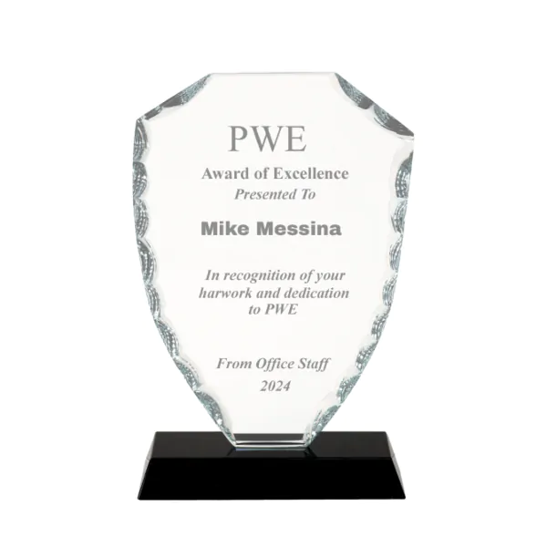 trophy shield plaque